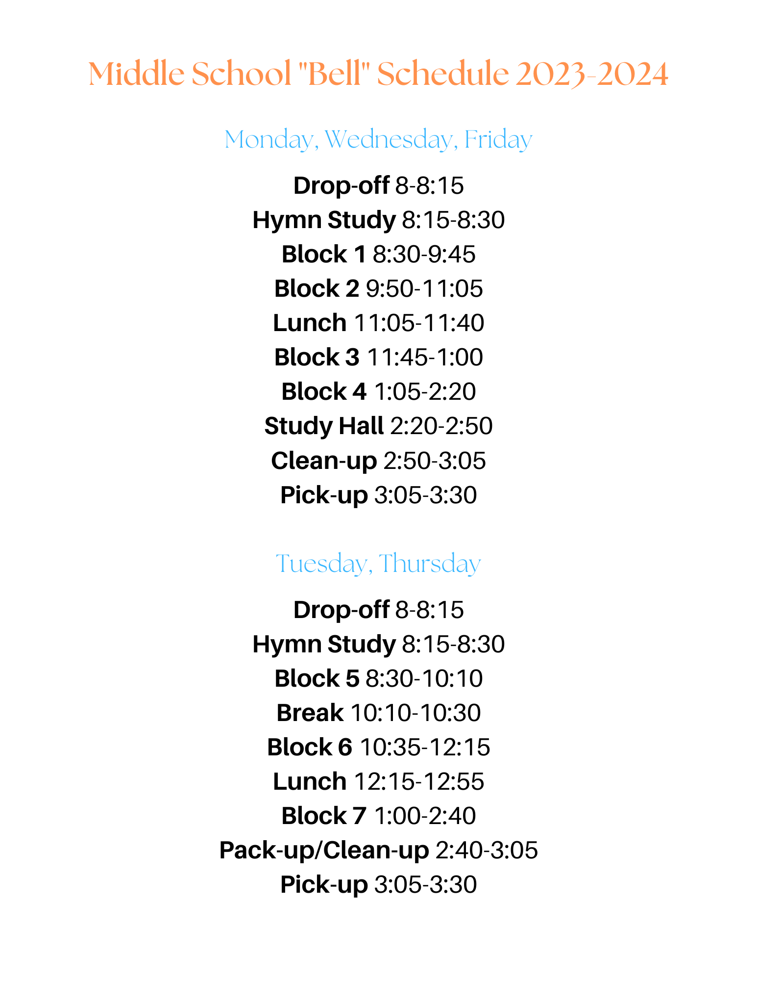 Middle-School-Bell-Schedule-2023-2024-1 – Covenant Christian School